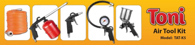 Compressor Air Tool Kit, 5 Piece – Newco Power Tools